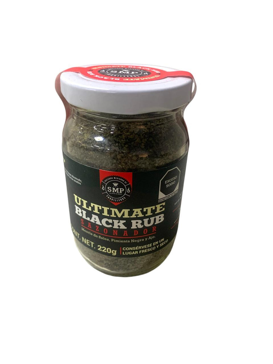 Sazonador Rub Ultimate Black SMP 180gr – Taste Boutique de Carnes