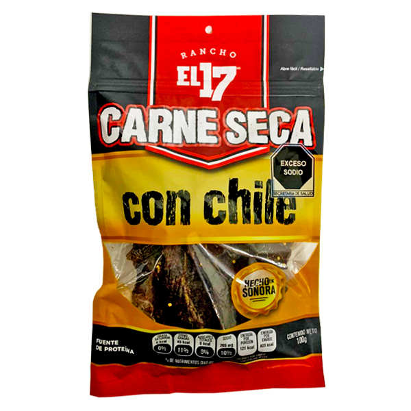 Carne seca con chile 100 gr pza – Taste Boutique de Carnes