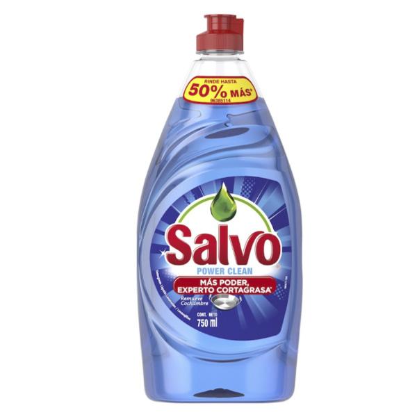 Detergente salvo liquido power clean 750 ml pza – Taste Boutique de Carnes