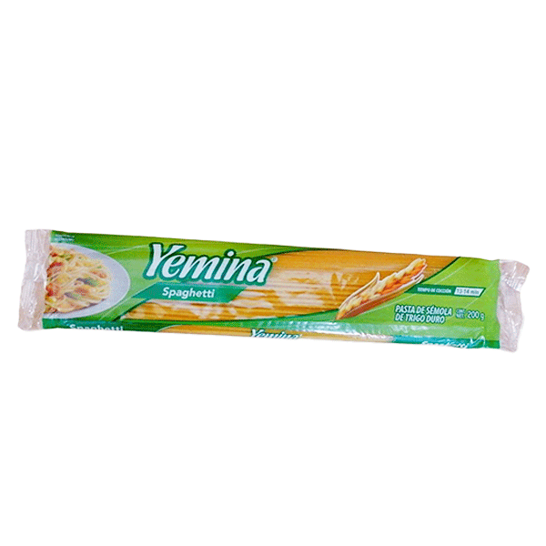 Pasta spaghetti yemina 200 gr pza – Taste Boutique de Carnes
